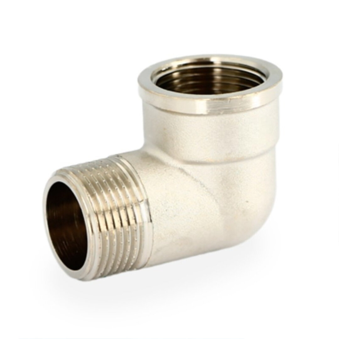 Угол резьбовой 1/2" ВН, никель UNI-FITT OPTIMAL (611N2201)