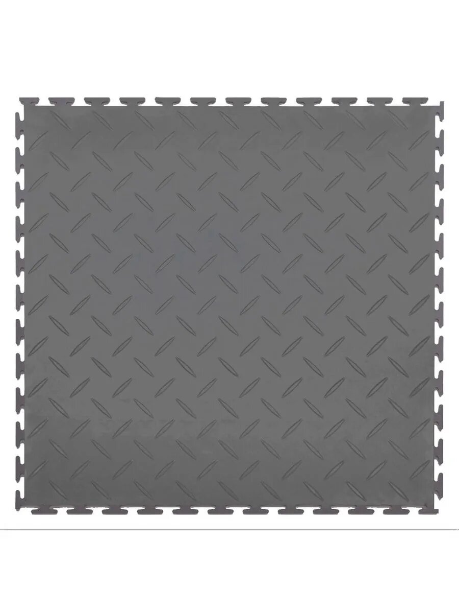 Monopol MODUL модульная плитка ПВХ (цвет: темно- серый; размер 4.5х460х460мм), 15 шт