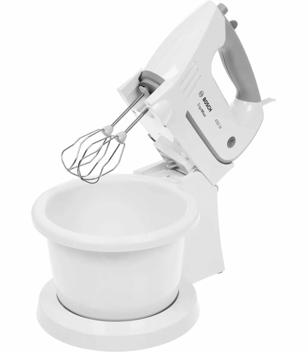 Миксер Bosch MFQ36460S, 450Вт, 5 скоростей, импульсный режим