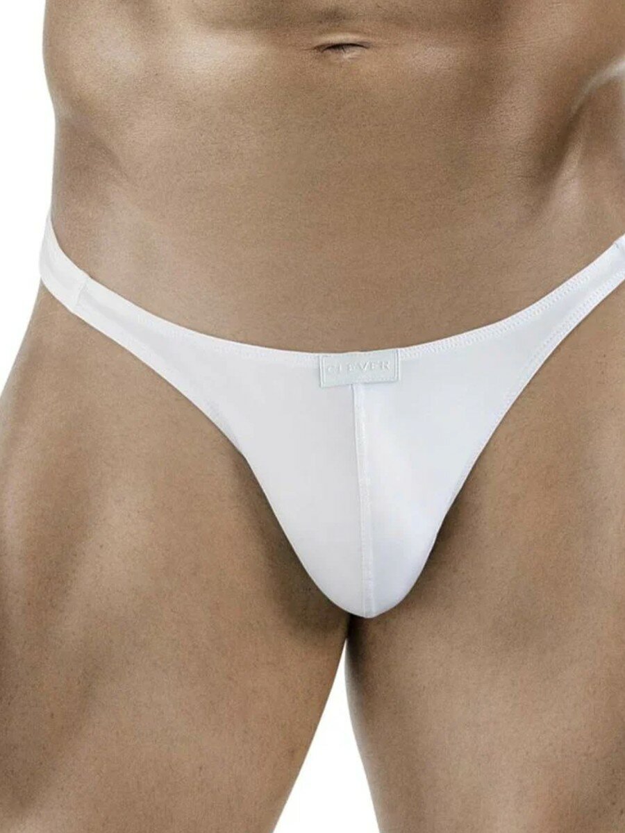 Мужские трусы тонги белые Clever Moda DESIRABLE THONG 183001 XL (50)
