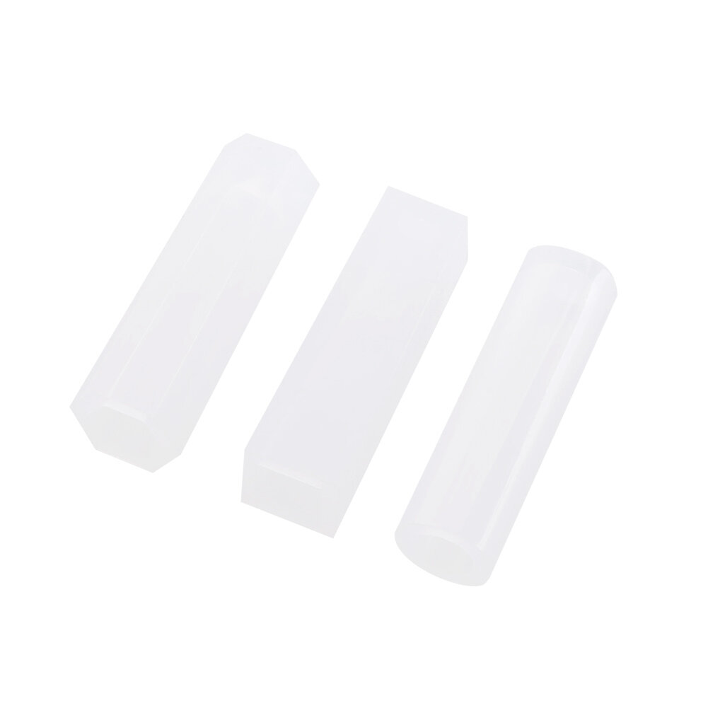 Набор из 3 силиконовых форм для самостоятельного изготовления украшений, цилиндры и полоски, инструмент для создания подвесок из смолы