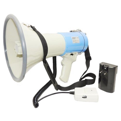 Громкоговоритель рупорный (мегафон) с выносн. микр. 25 Вт, аккум/8 * LR14