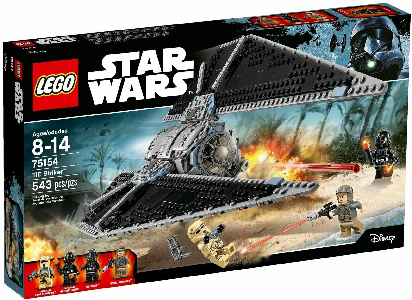 Конструктор LEGO 75154 Star Wars "СИД-истребитель", 543 детали, 4 мини-фигурки