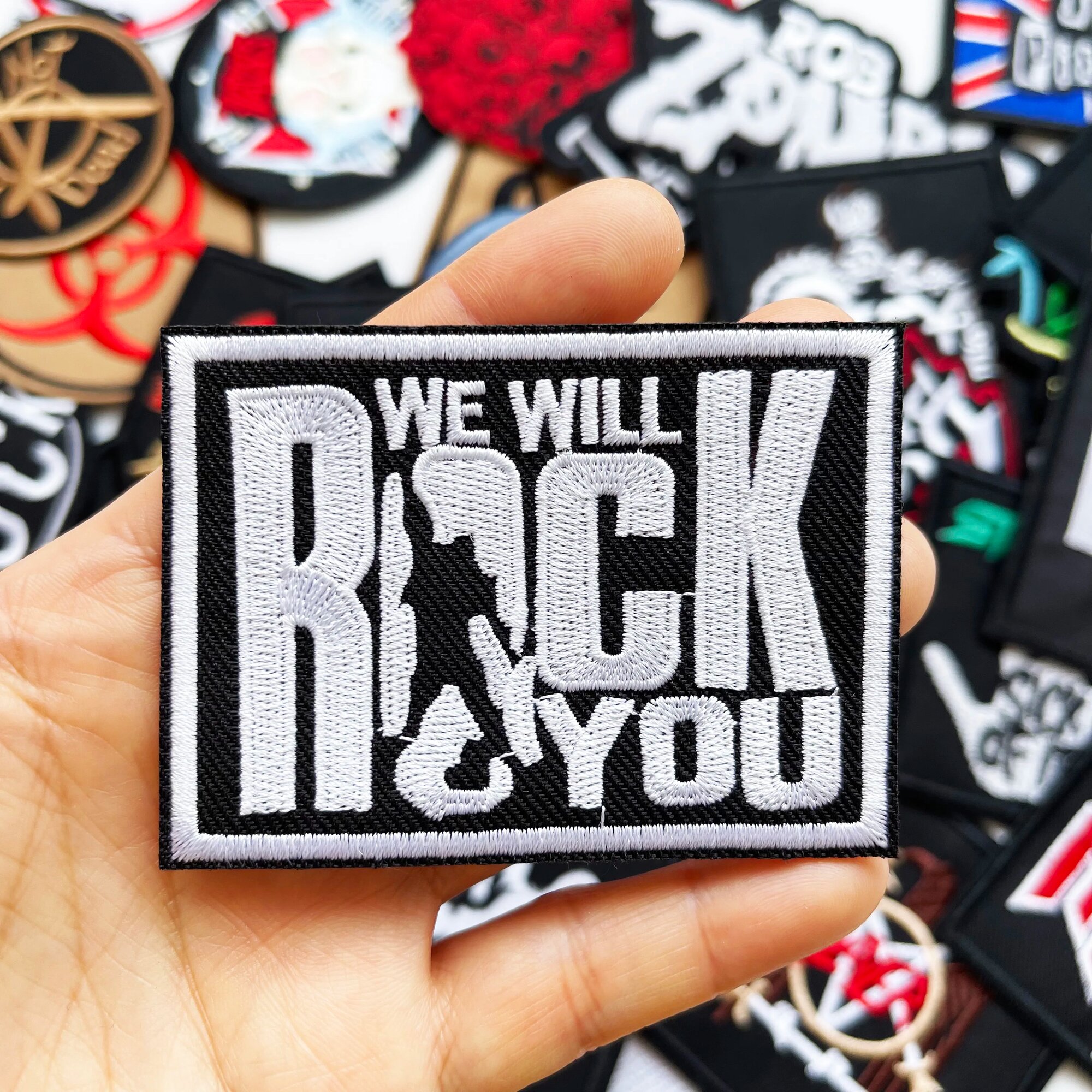 Нашивки панк-рок YANANA Черный, 30