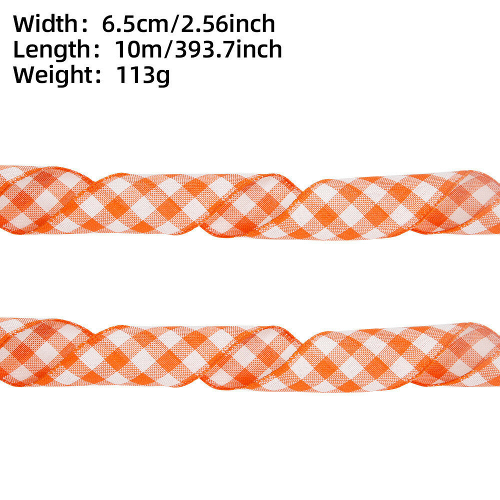 Stylee праздничная лента рождественская из полиэстера 6.5 см для упаковки подарков и декорации для праздников