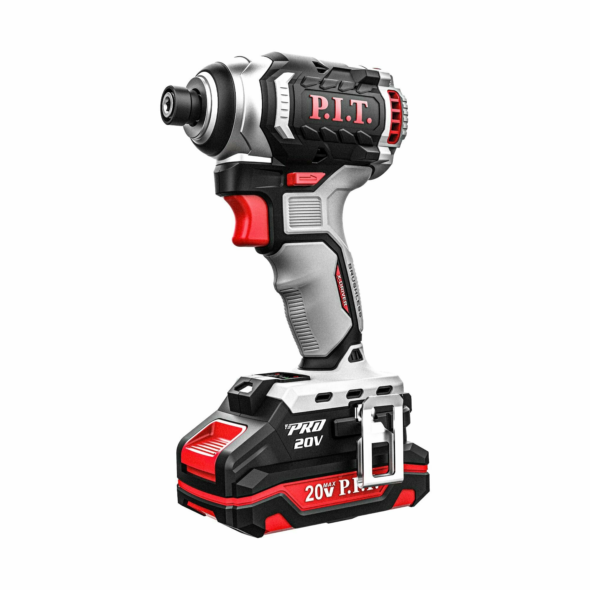 Винтоверт P.I.T. IMPACT, аккумуляторный, бесщёточный