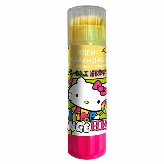 Клей-карандаш Centrum 15 г, "Hello Kitty", ПВП основа, цветной (75666)