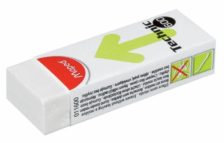 Ластик Maped "Technic", с формулой "без грязи" (011600)