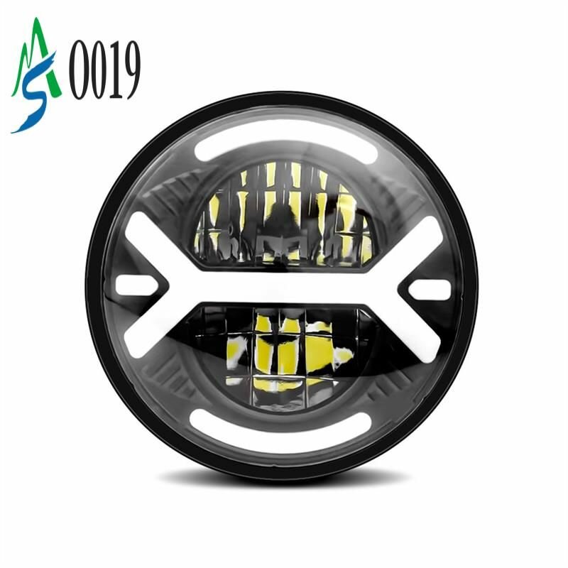(V F B H) Светодиодная Фара Для Мотоцикла, Круглая 5,75 Дюйма
