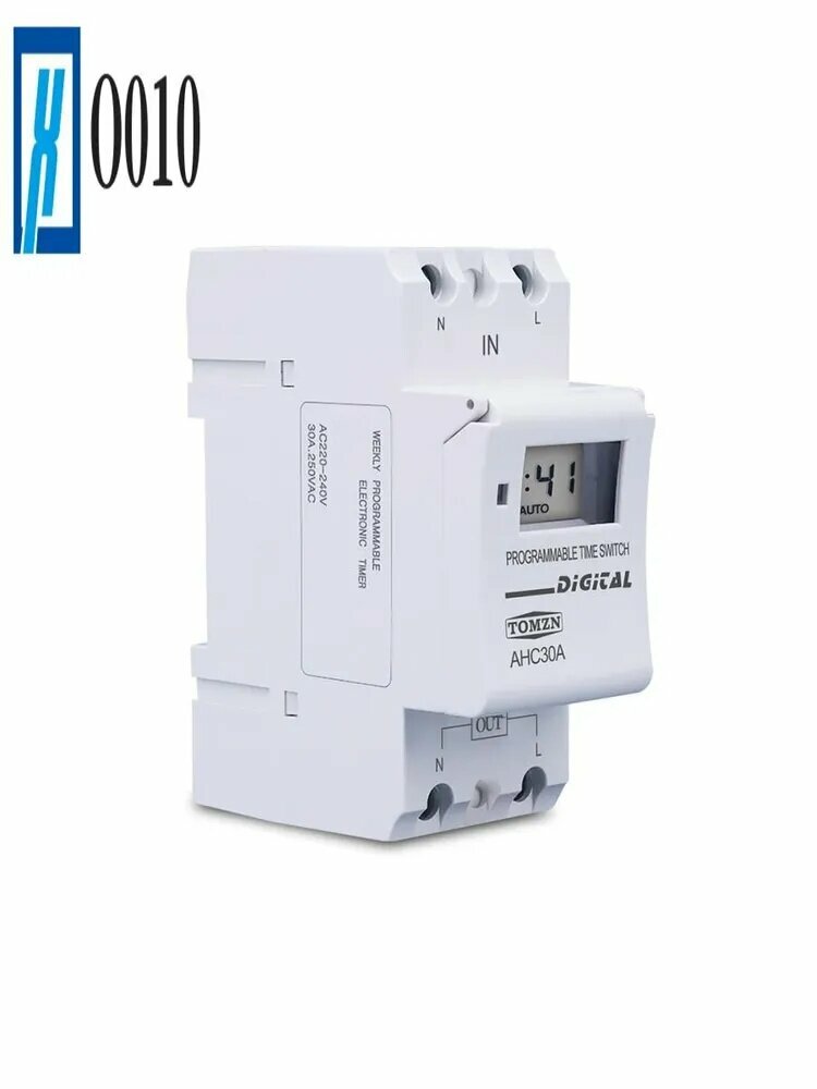 (G R C E) Din-рейка, 2 провода, еженедельно, 7 дней, программируемый цифровой переключатель времени, реле управление таймером, переменный ток 220 В, 30 А