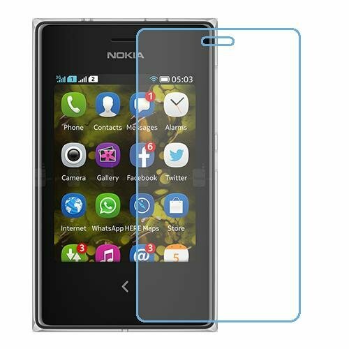 Скрин Мобайл защитный экран для Nokia Asha 503 из нано стекло 9H