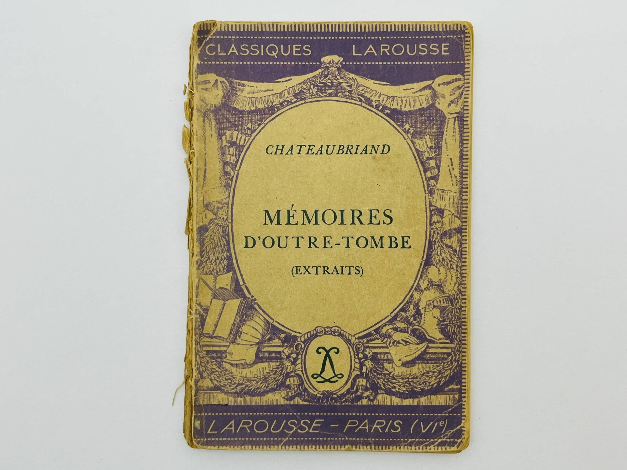 Memoires d'outre-tombe: extraits Замогильные записки: отрывки