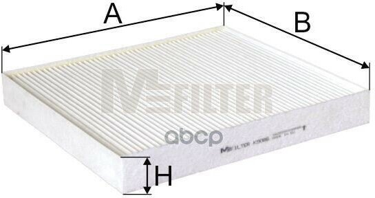 Фильтр салона! Audi A3, Skoda Octavia, VW Golf VII 12> M-Filter арт. K9086