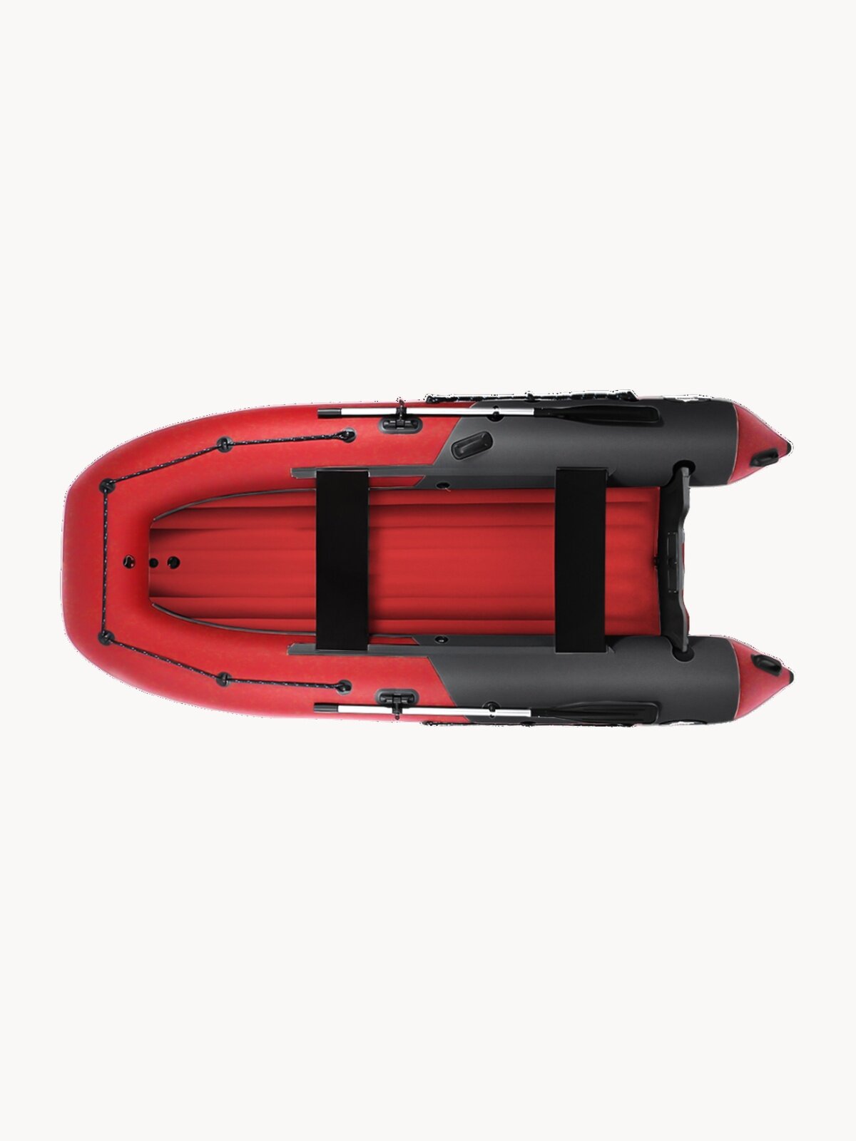 Надувная лодка НДНД Grouper 350 (черно-красный)