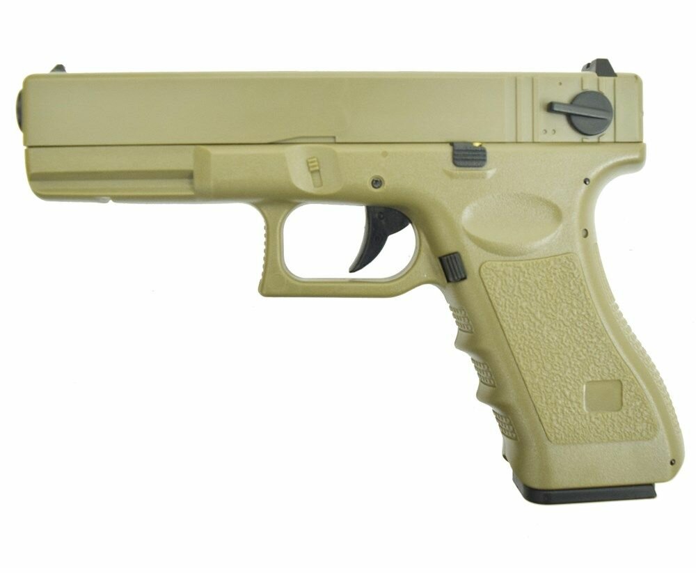 Пистолет электро. GLOCK 18 TAN, CYMA, AEP