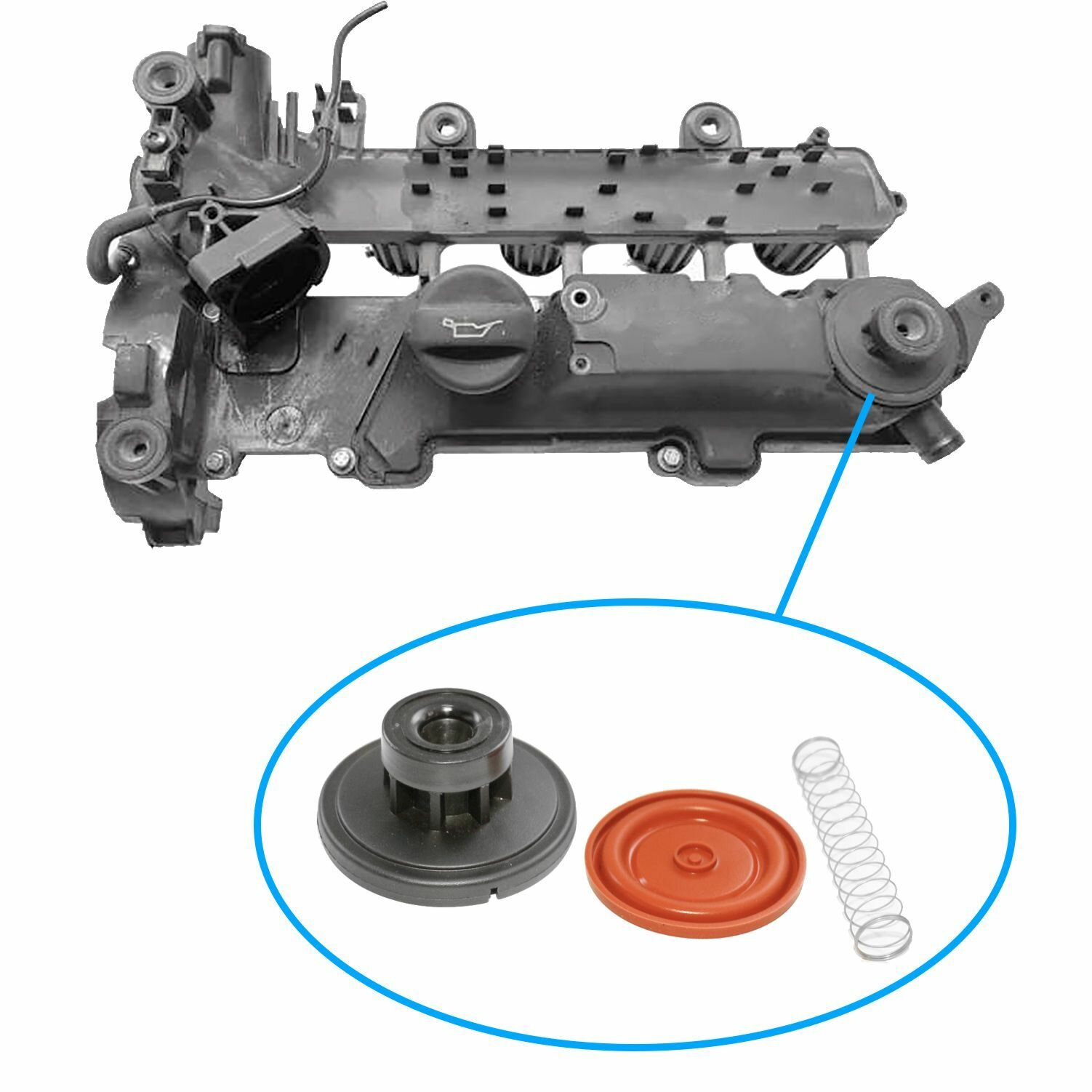 Ремкомплект впускного коллектора Peugeot, Citroen, Ford 1.4 TDCI 0361N4
