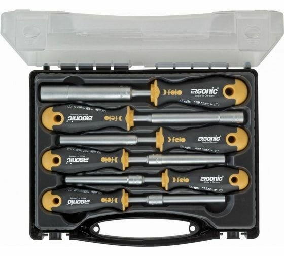 Набор отверток Felo M-TECH Ergonic в кейсе, 6 шт