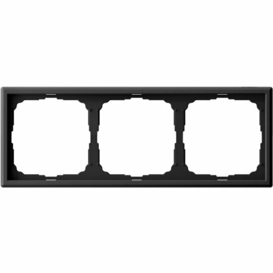 Рамка Systeme Electric (schneider Electric) 3-м ArtGallery универс. карбон, GAL001003