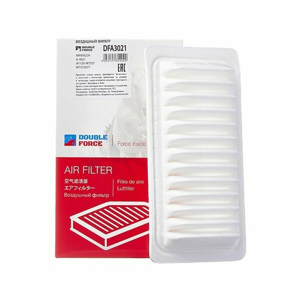 Фильтр воздушный DOUBLE FORCE арт. DFA3021 A3021 MITSUBISHI: COLT Z2A, 4A90914G1519 1300 11.02 , COLT PLUS Z2W, 4A9091 1300 10.04