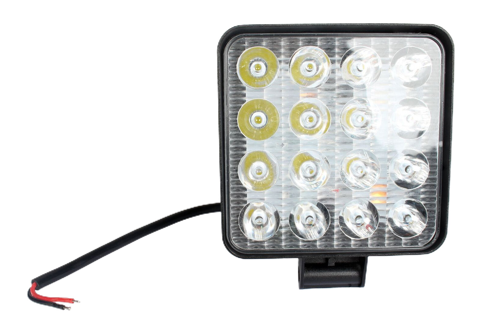 Фара рабочего света 48LED 10-30V плоская 105х105 мм диодная 1 штука MIS-48W MISTAR