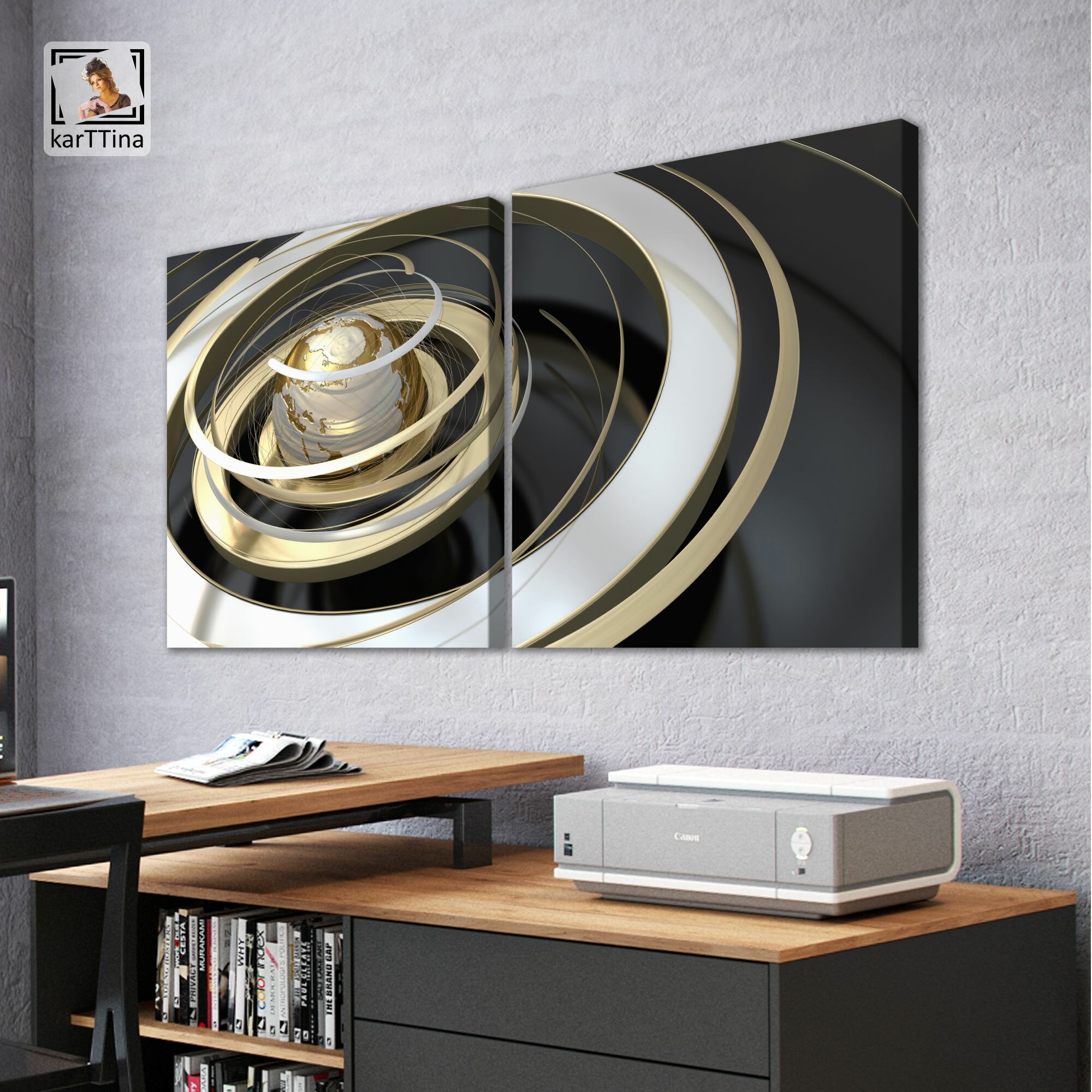 Картина на стену, интерьерная "Дорогая Земля", 80 см х 40 см