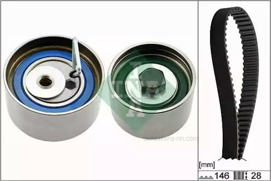 530 0587 10_Комплект ремня ГРМ Ina арт. 530058710