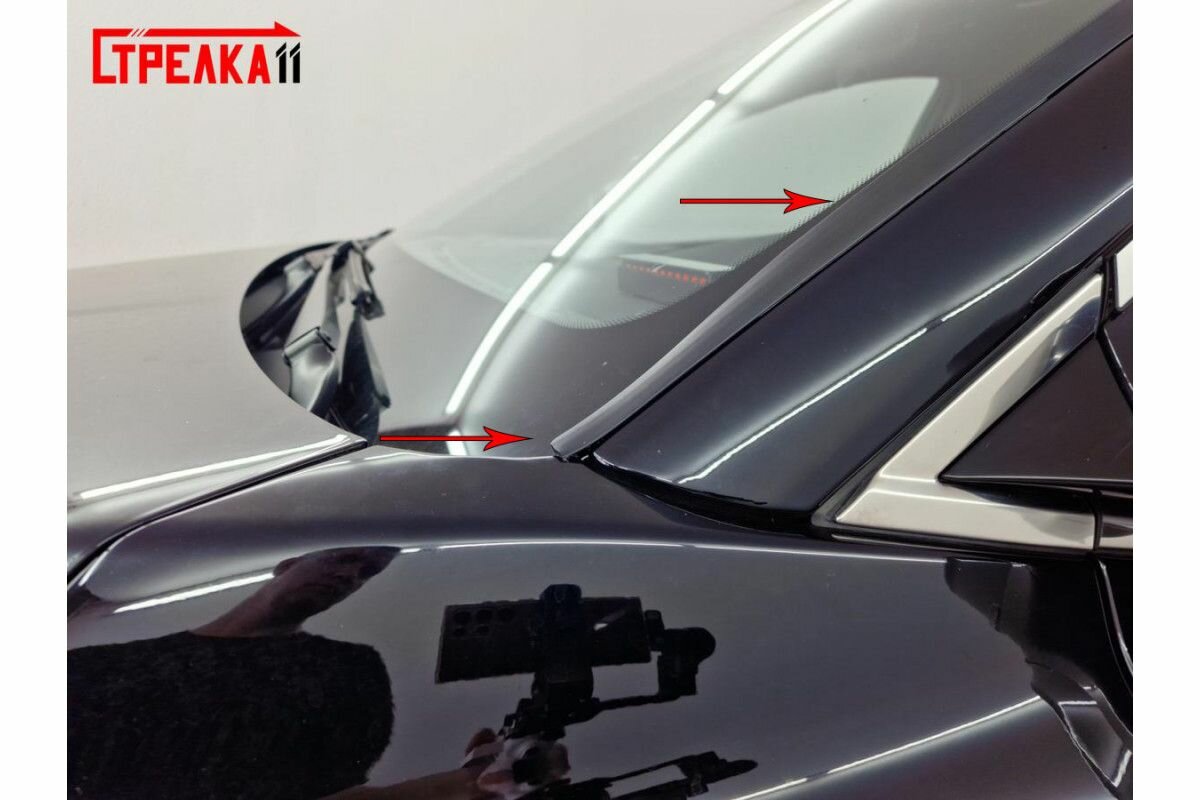 SWM G01(G01FF) 2018-н. в. - Дефлектор (водосток) лобового стекла Стрелка-2