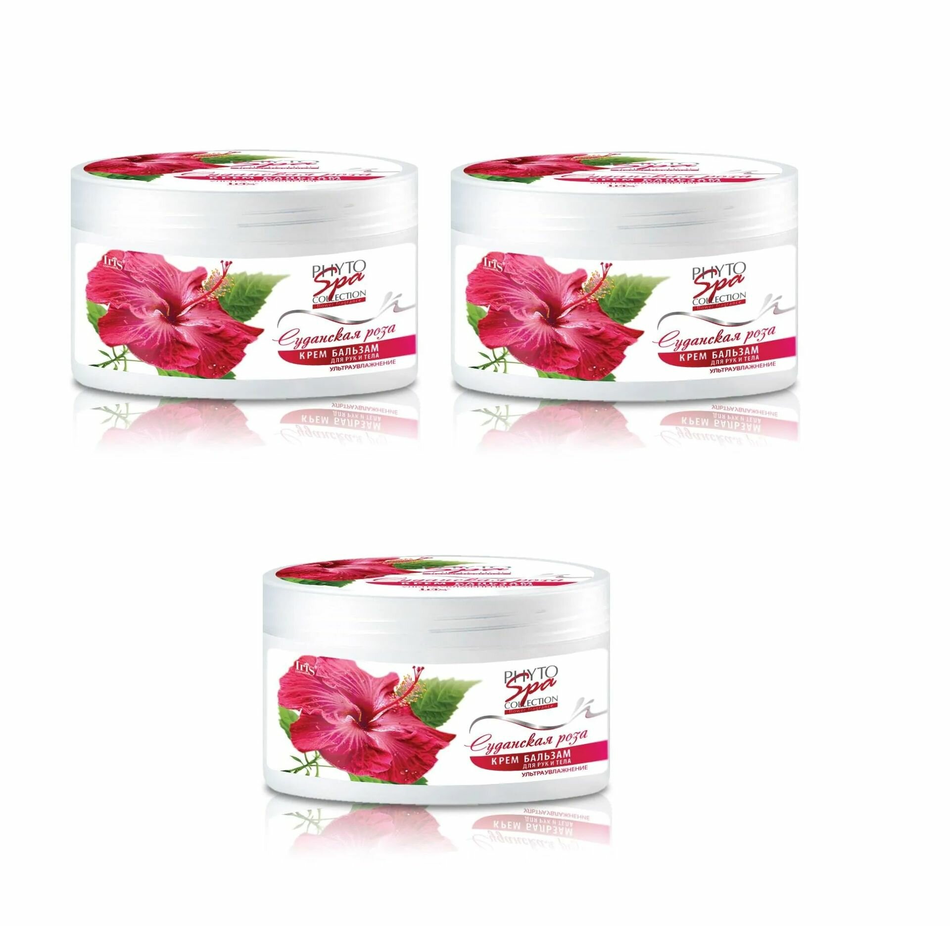 Iris cosmetic Крем-бальзам, Phyto Spa Collection, для рук и тела, суданская роза, 180 мл
