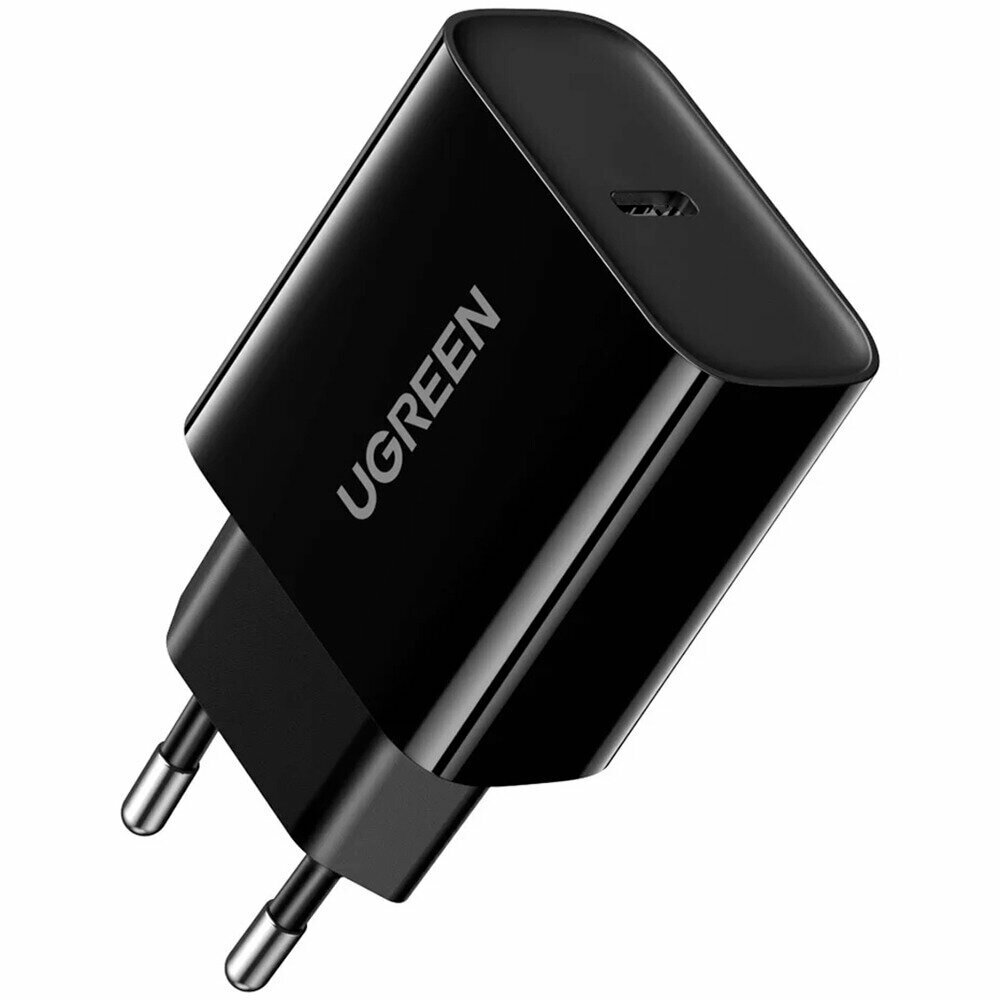 Зарядное устройство Ugreen CD137 PD 20W EU, черный (10191)