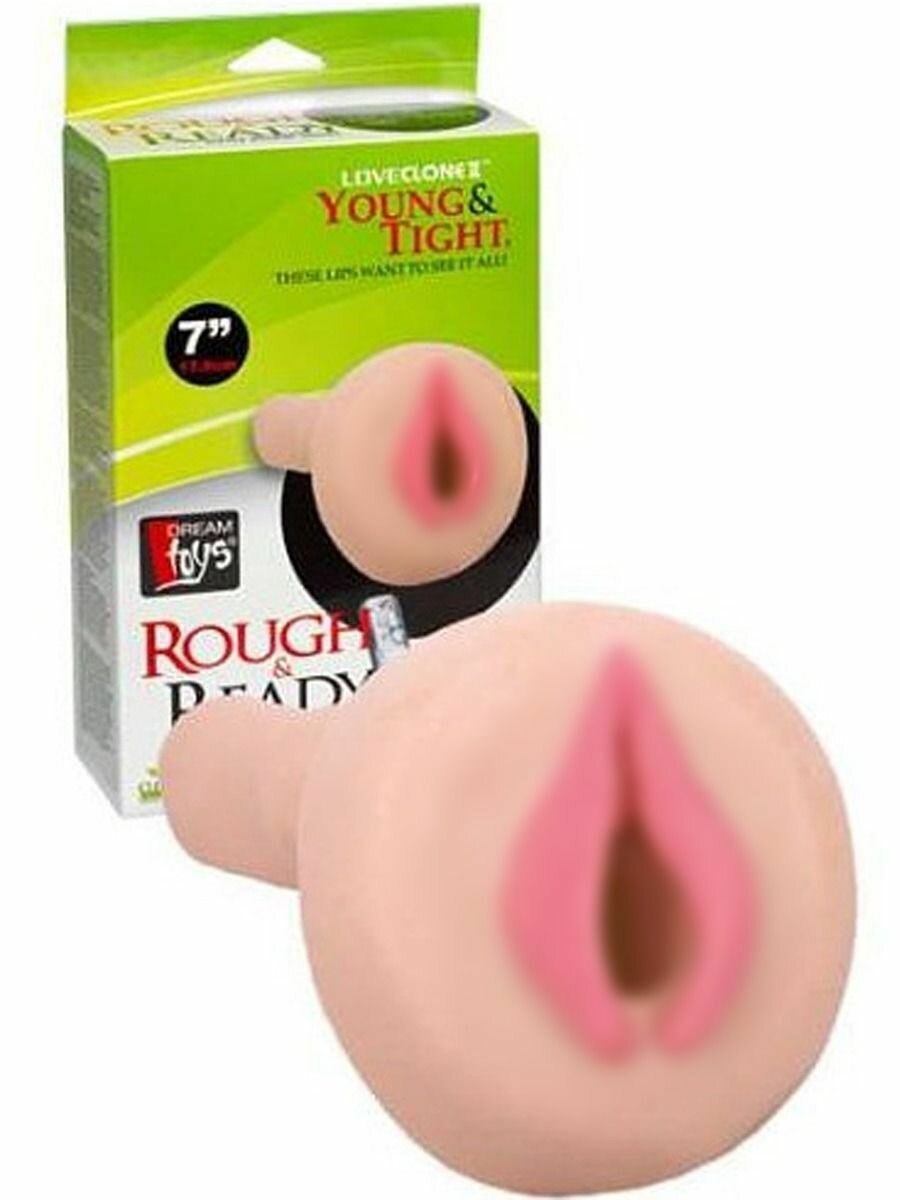 Мастурбатор для мужчин с вибрацией "REALSTUFF YOUNG & TIGHT" 17.8cm