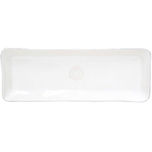 Блюдо прямоугольное Nova, размер 37,2x13,7x3,3 см, материал керамика, цвет белый, Costa Nova, Португалия, NOR371-WHE(NOR371-02203B)