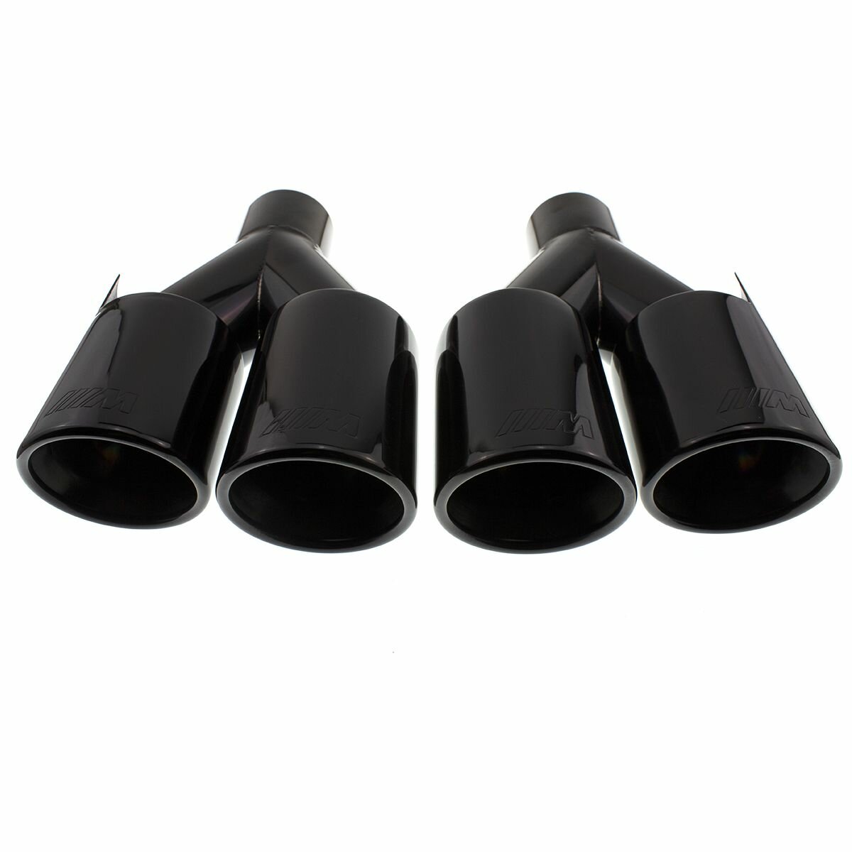 Насадки на глушители M-power черные 80мм