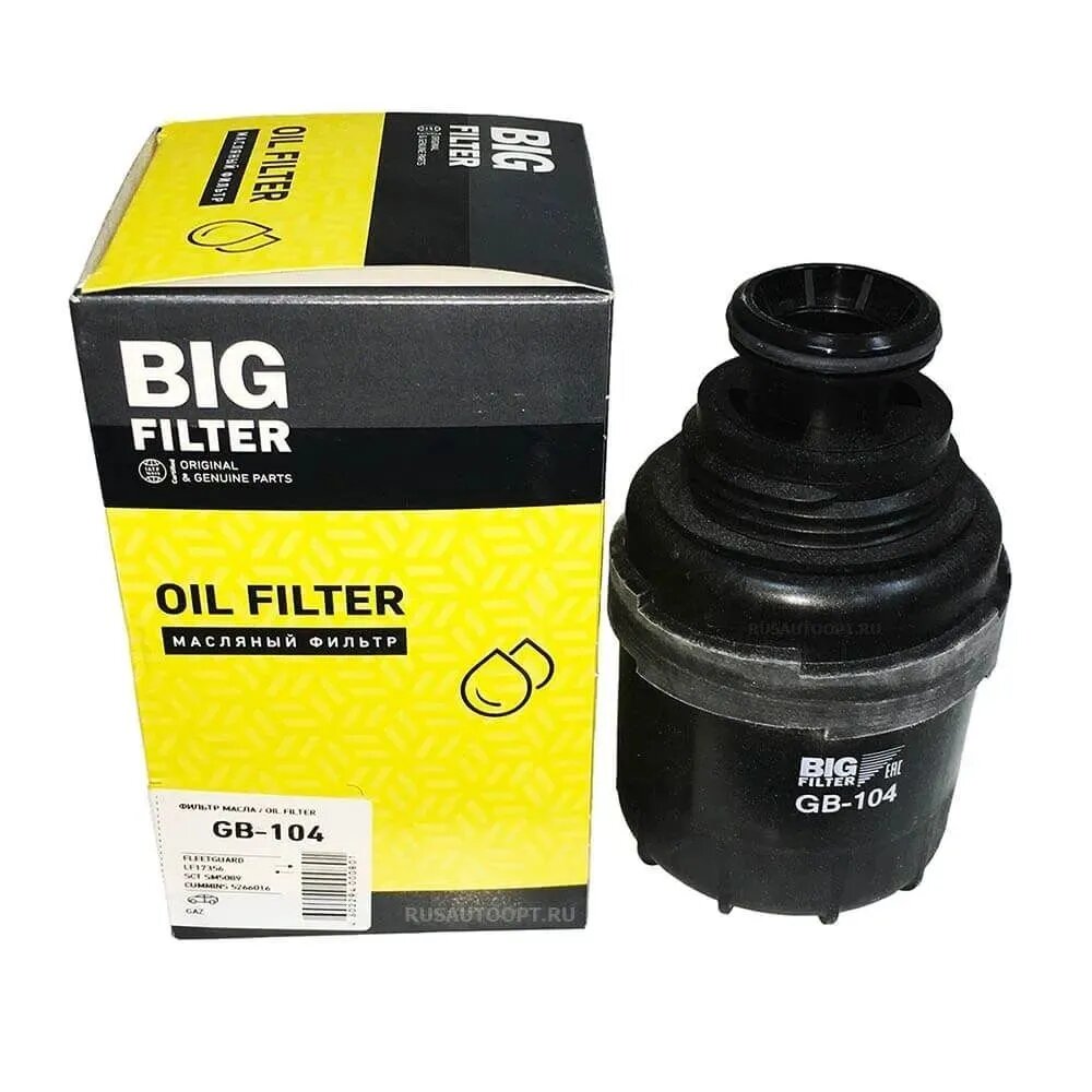 Масляный фильтр BIG FILTER GB-104 Cummins 2.8