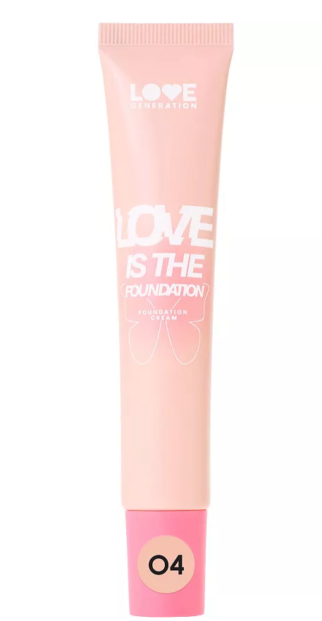 Тональный крем Love Generation Love is the Foundation, тон 04 бежевый, 30 мл