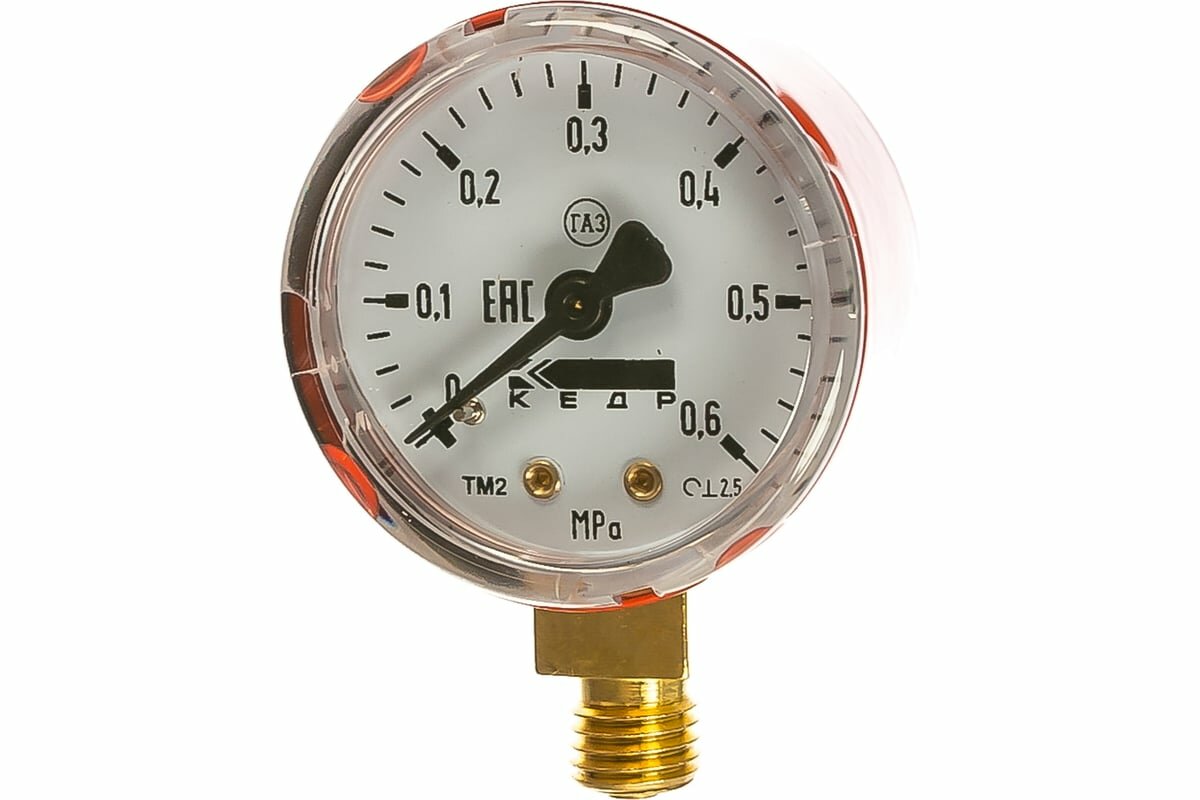 Кедр Манометр пропускной МП-50 Тип-ТМ-210Р.00 С3Н8-У 1240005 для газовых систем