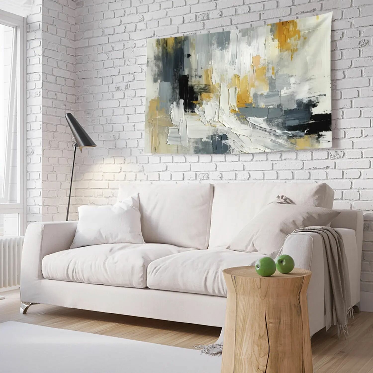 Горизонтальное фотопанно на стену JoyArty "Мазки краски", из ткани, 100х150 см