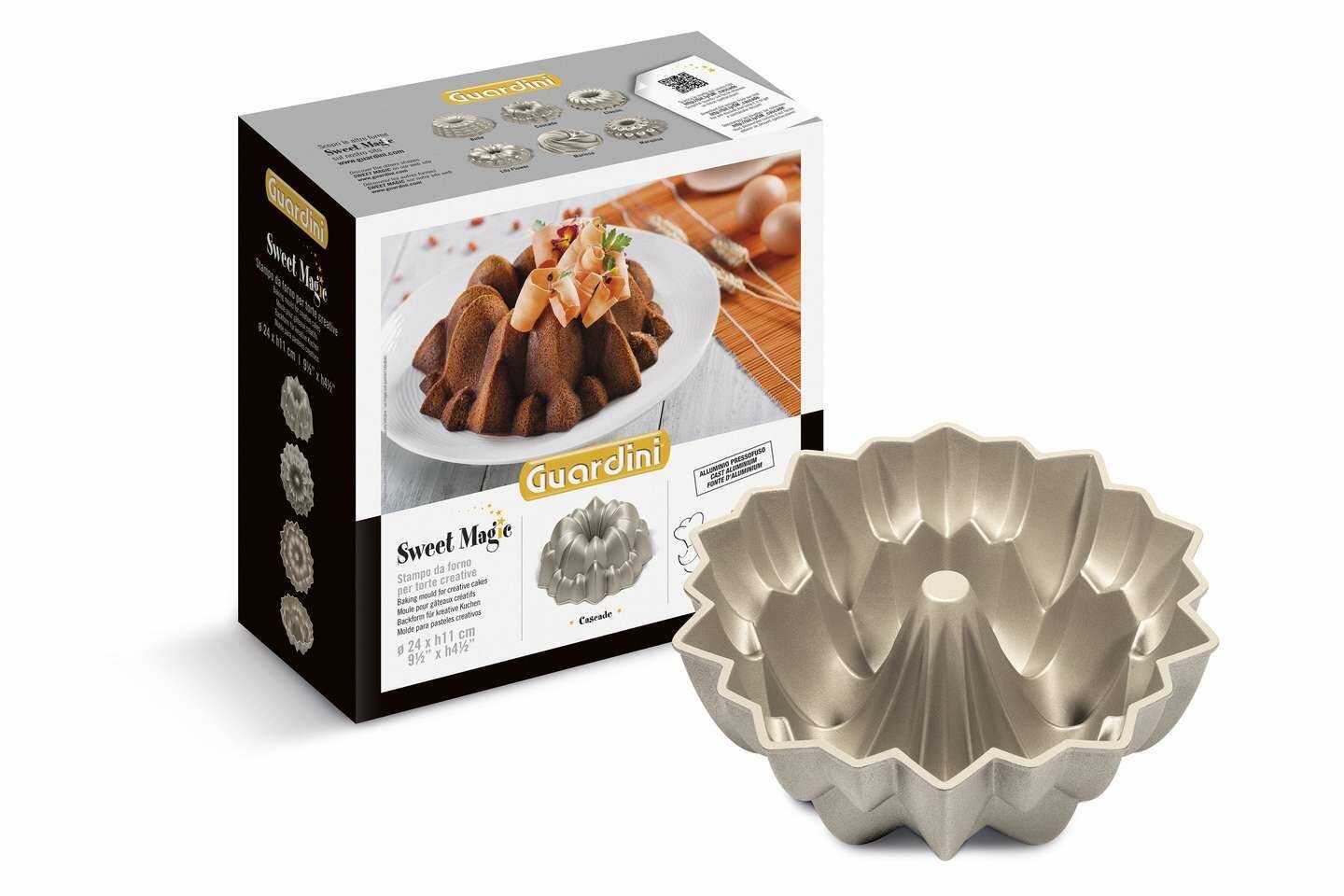 Форма для выпечки Guardini Sweet Magic Cascade, диаметром 24 см