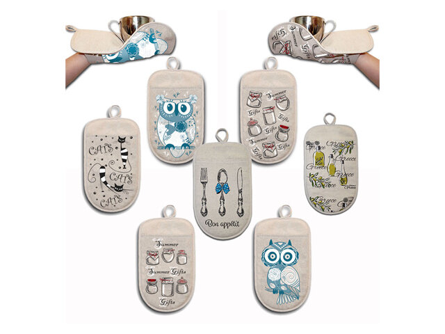 Ш прихватка саше 17х27 см, цвет в ассортименте, 010-Ш, 1 шт.