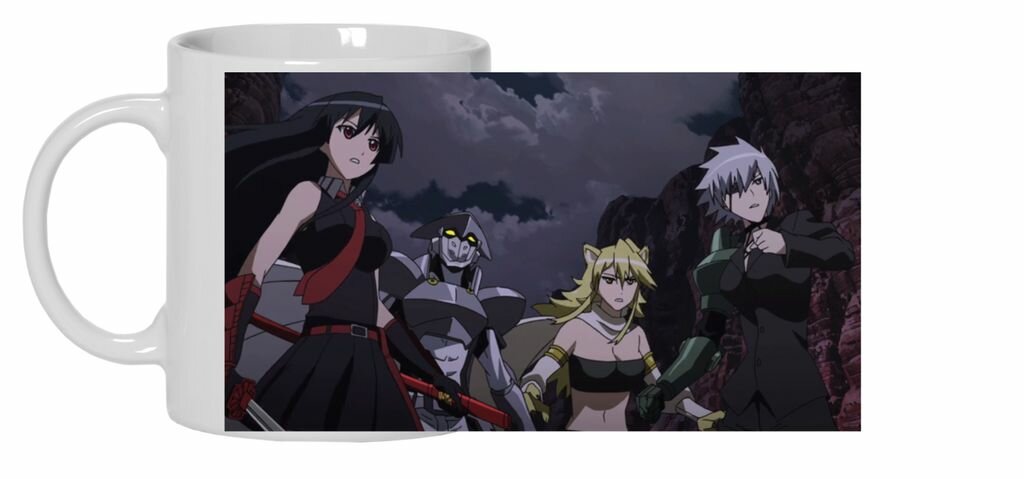 Кружка Убийца Акамэ, Akame ga Kill №19, кружка-хамелеон