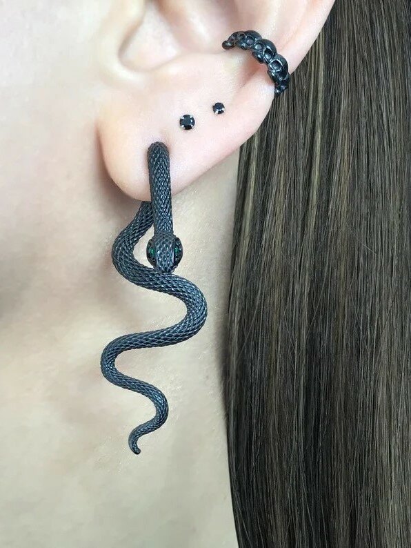 Серьги-трансформеры, славянский оберег, искусственный камень, металл, фианит