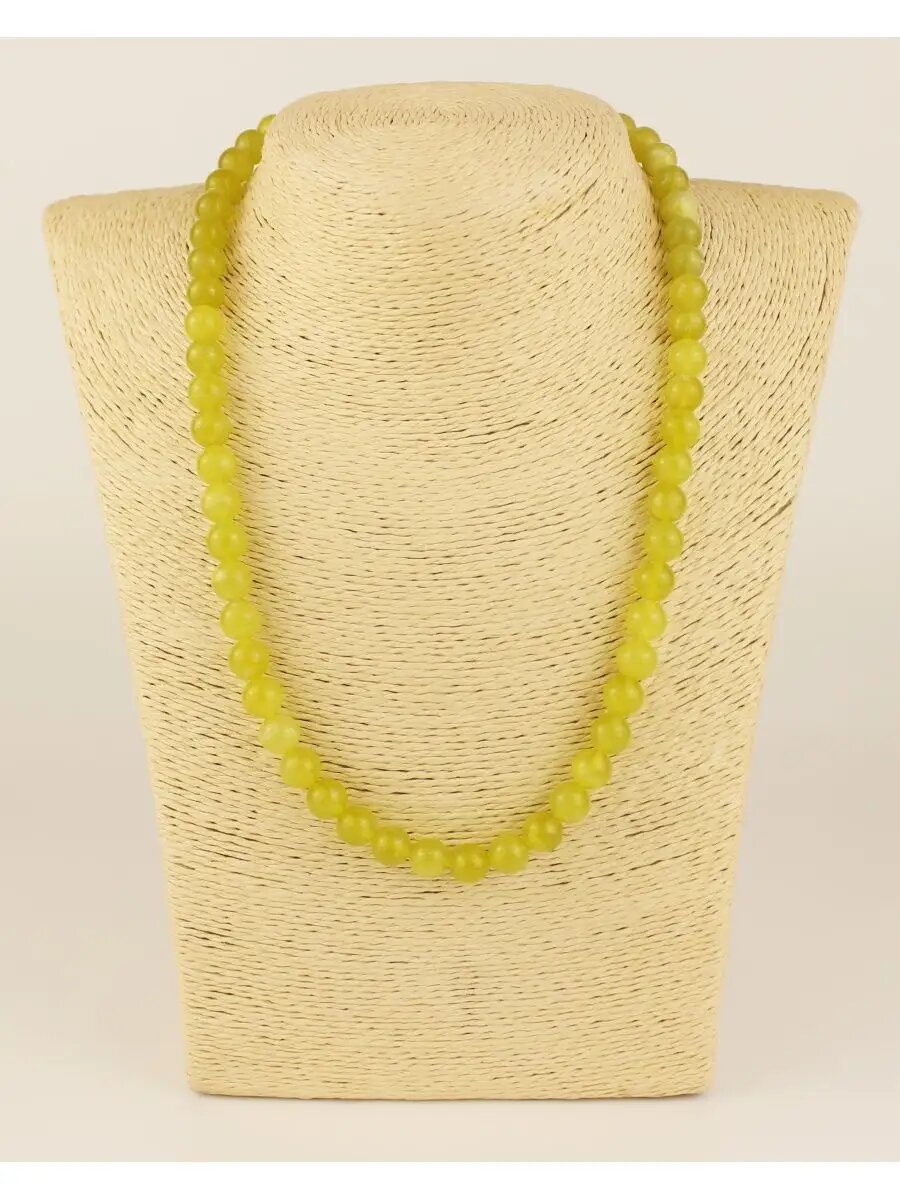 Бусы, змеевик