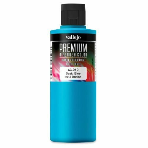 Краска Vallejo серии Premium Color - Basic Blue 200мл.