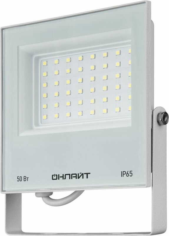 Прожектор светодиодный 90 136 OFL-50-4K-WH-IP65-LED 50Вт 4000К IP65 4000лм бел. Онлайт 90136