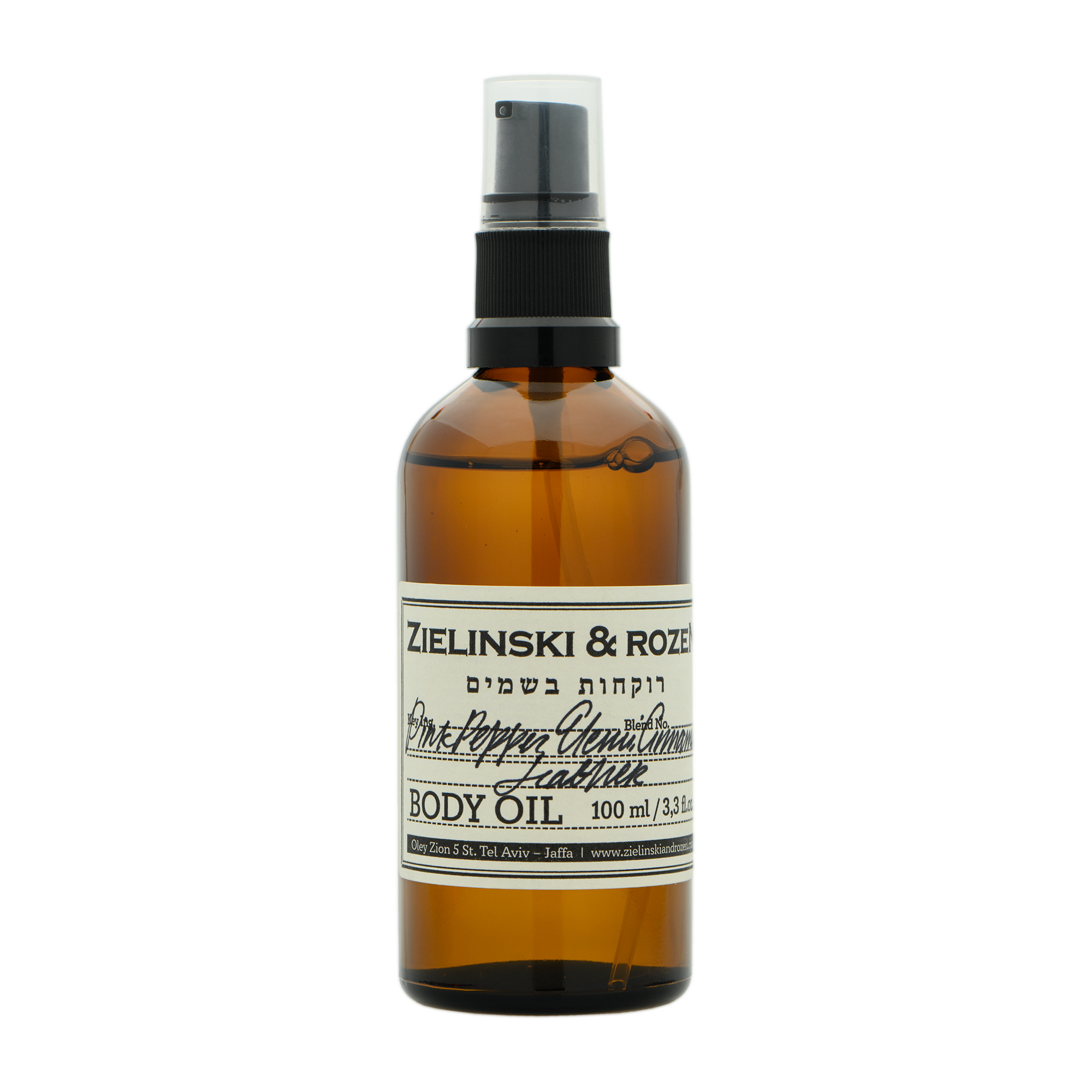 Zielinski & Rozen Масло для тела Розовый Перец, Элеми, Корица, Кожа (100мл)