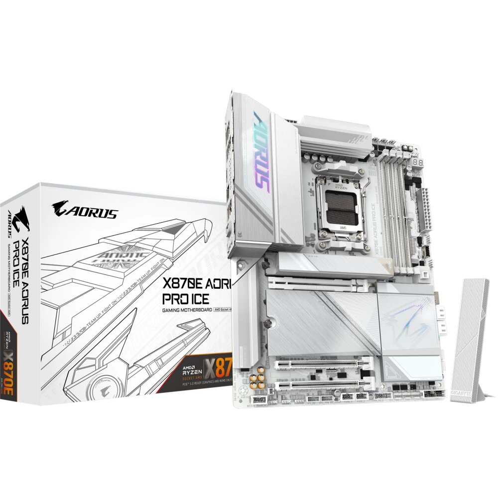 Материнская плата Gigabyte X870E Aorus PRO ICE Socket AM5, оригинал