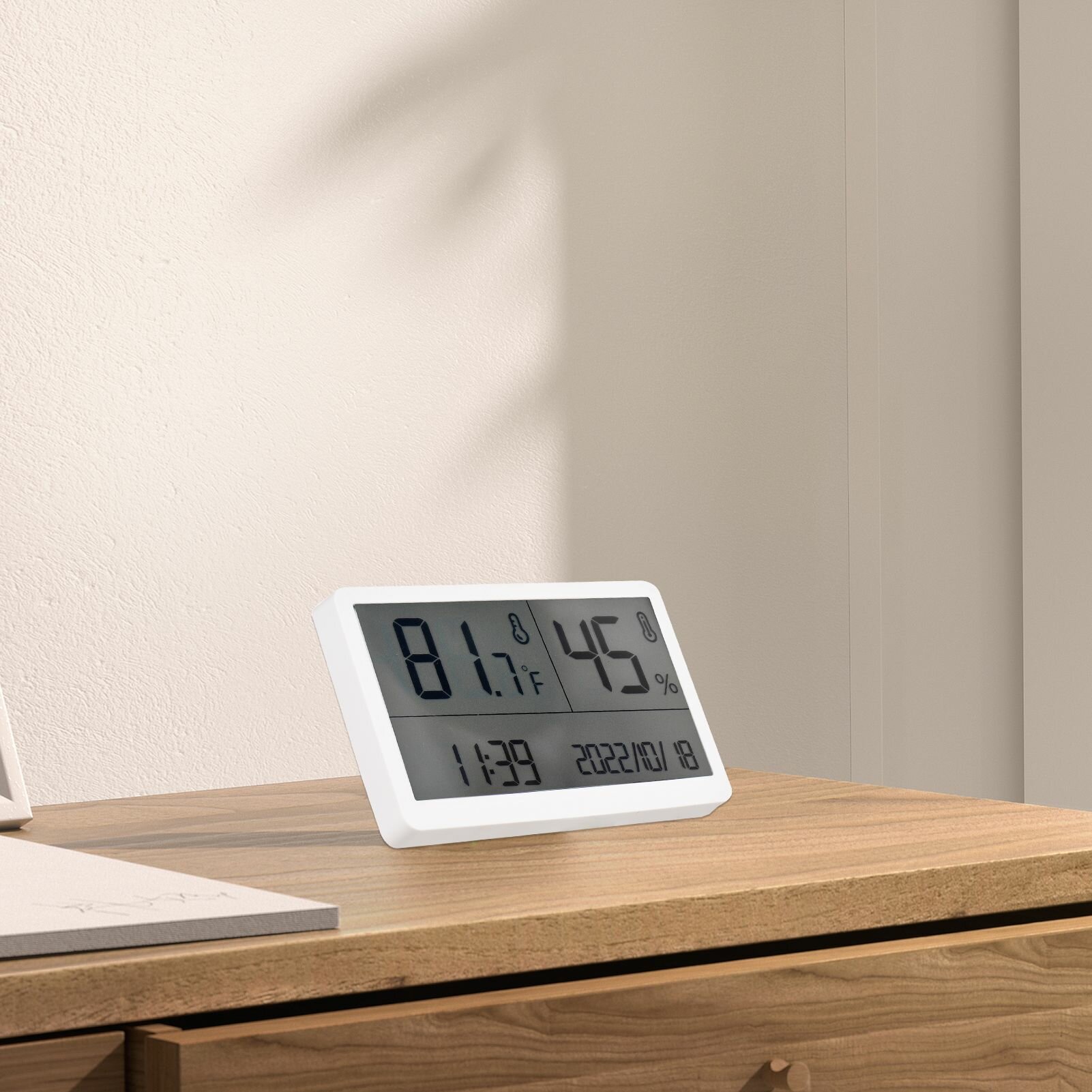 Цифровой термометр влажности в помещении, точный гигрометр для домашней теплицы, винного погреба, монитор комнатной температуры и влажности, компактный и простой в считывании