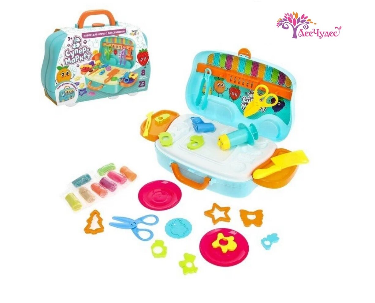 Набор для творчества "Супермаркет", с пластилином