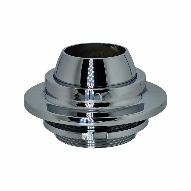 Гайка фиксация смесителя душевой кабины (под картридж 40, наруж. и внеш. резьба) - металл