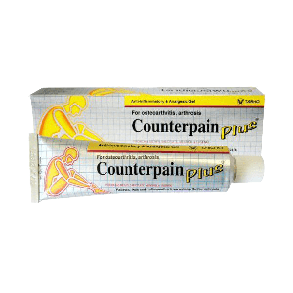 Тайский противовоспалительный и обезболивающий гель анальгетик Counterpain Plus согревающий 25 гр.
