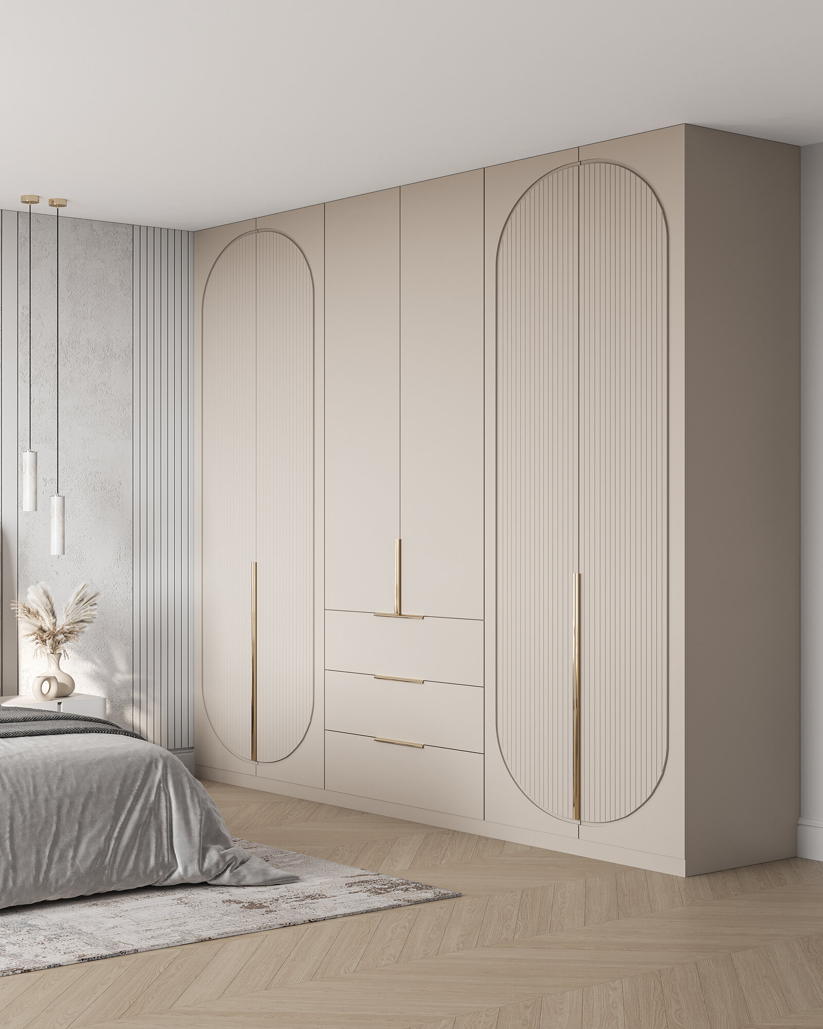 Шкаф распашной МДФ Моника W1